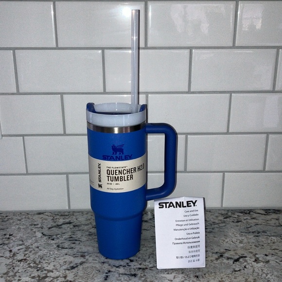Stanley | Dining | New Stanley Blue Iris Quencher H2 Tumbler 30oz ...
